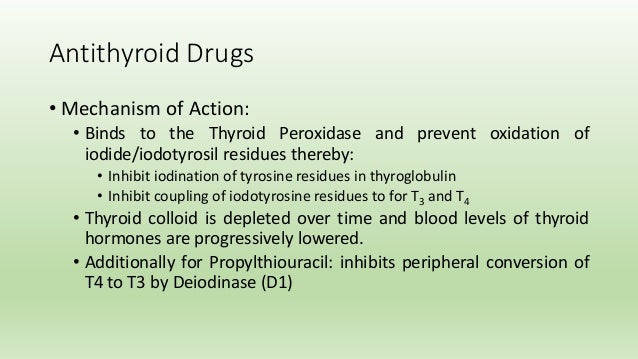 Thyroid and antithyroid drugs