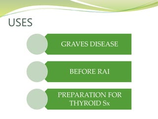 Thyroid and antithyroid drugs | PPTX