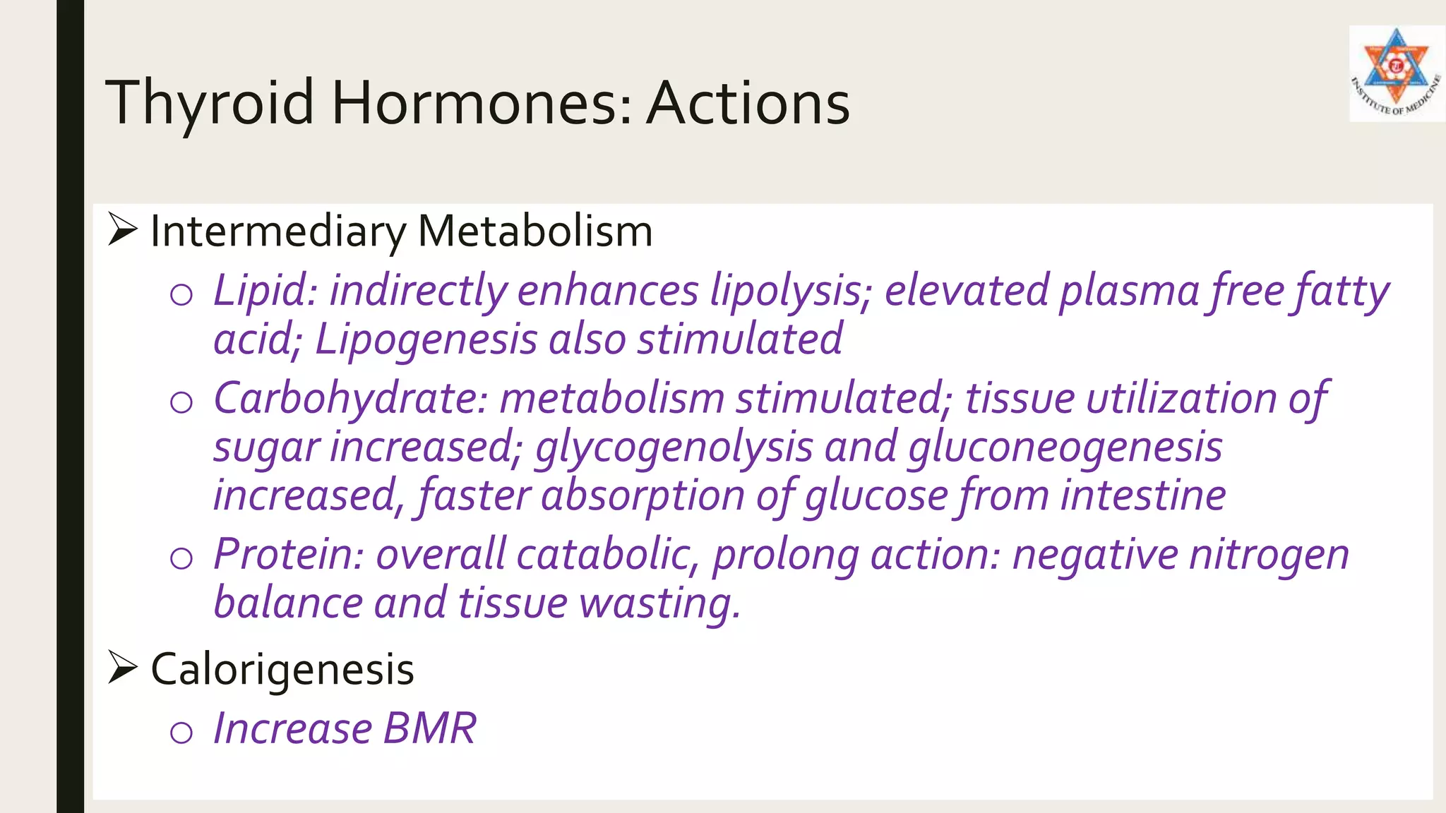 Thyroid and antithyroid drugs | PPTX