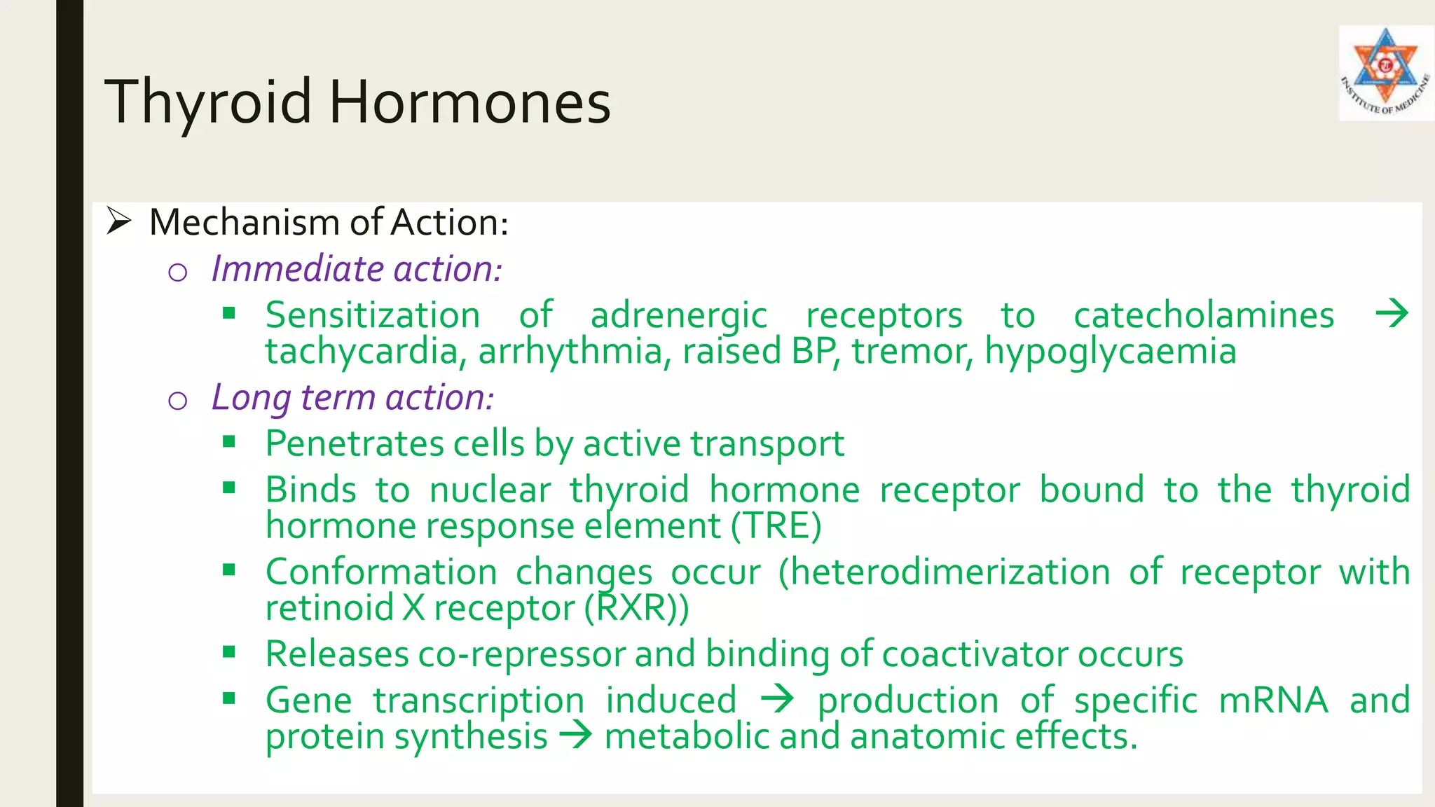 Thyroid and antithyroid drugs | PPTX