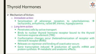 Thyroid and antithyroid drugs | PPTX