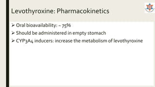 Thyroid and antithyroid drugs | PPTX