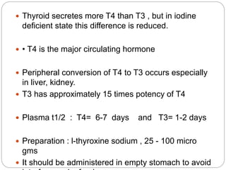 Thyroid and Antithyroid drugs NAB.ppt | Thyroid Disorders | Endocrine ...