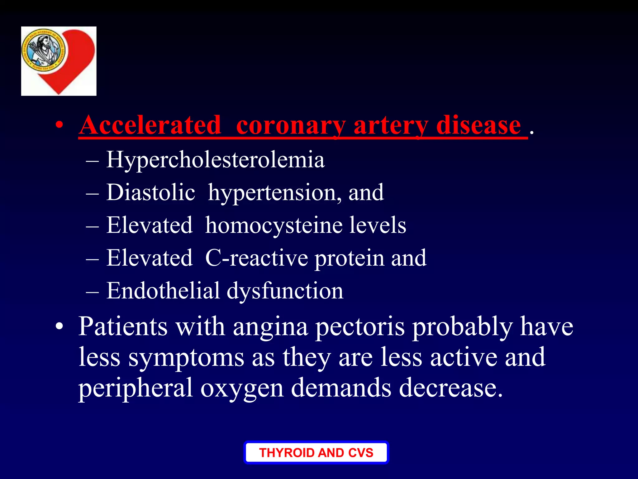Thyroid and heart disease | PPTX