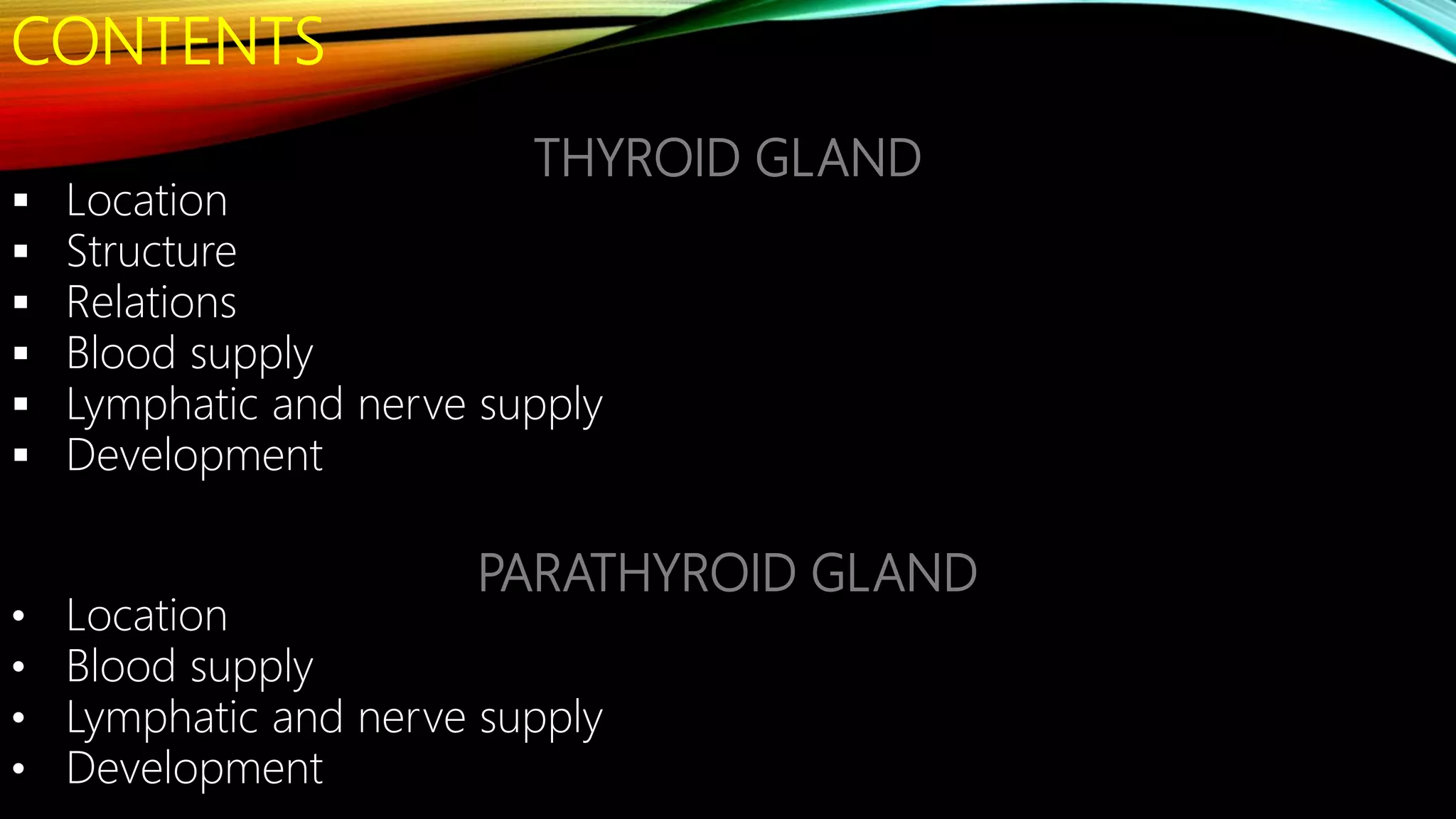 Thyroid and parathyroid gland | PPTX