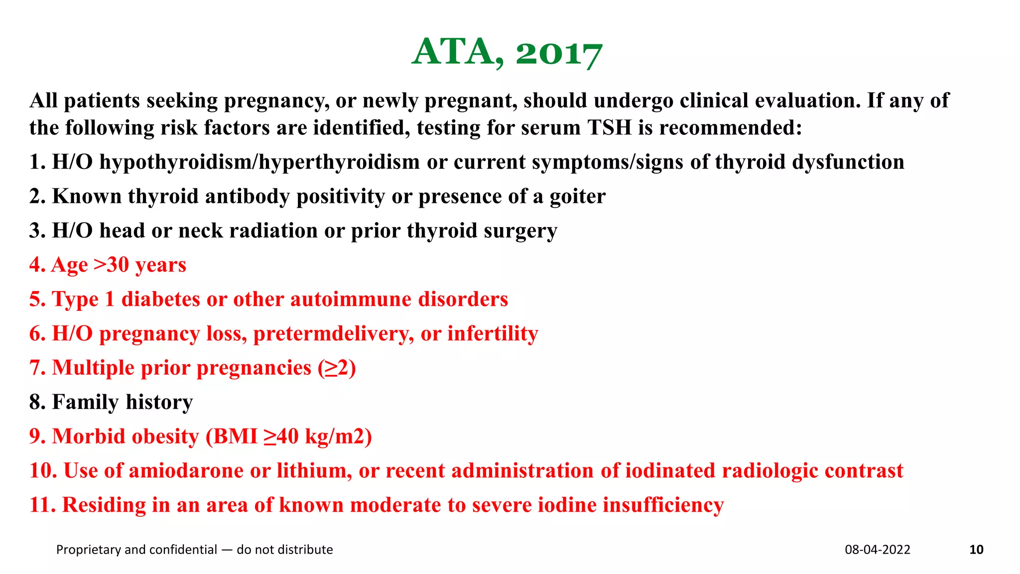 Management of Hypothyroid and Pregnancy | PPTX