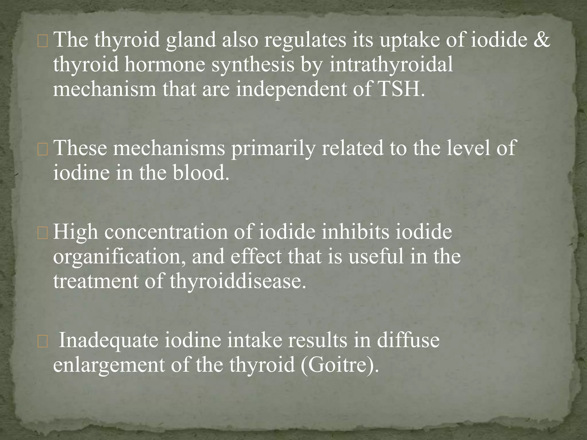 Thyroid & antithyroid drugs | PPTX