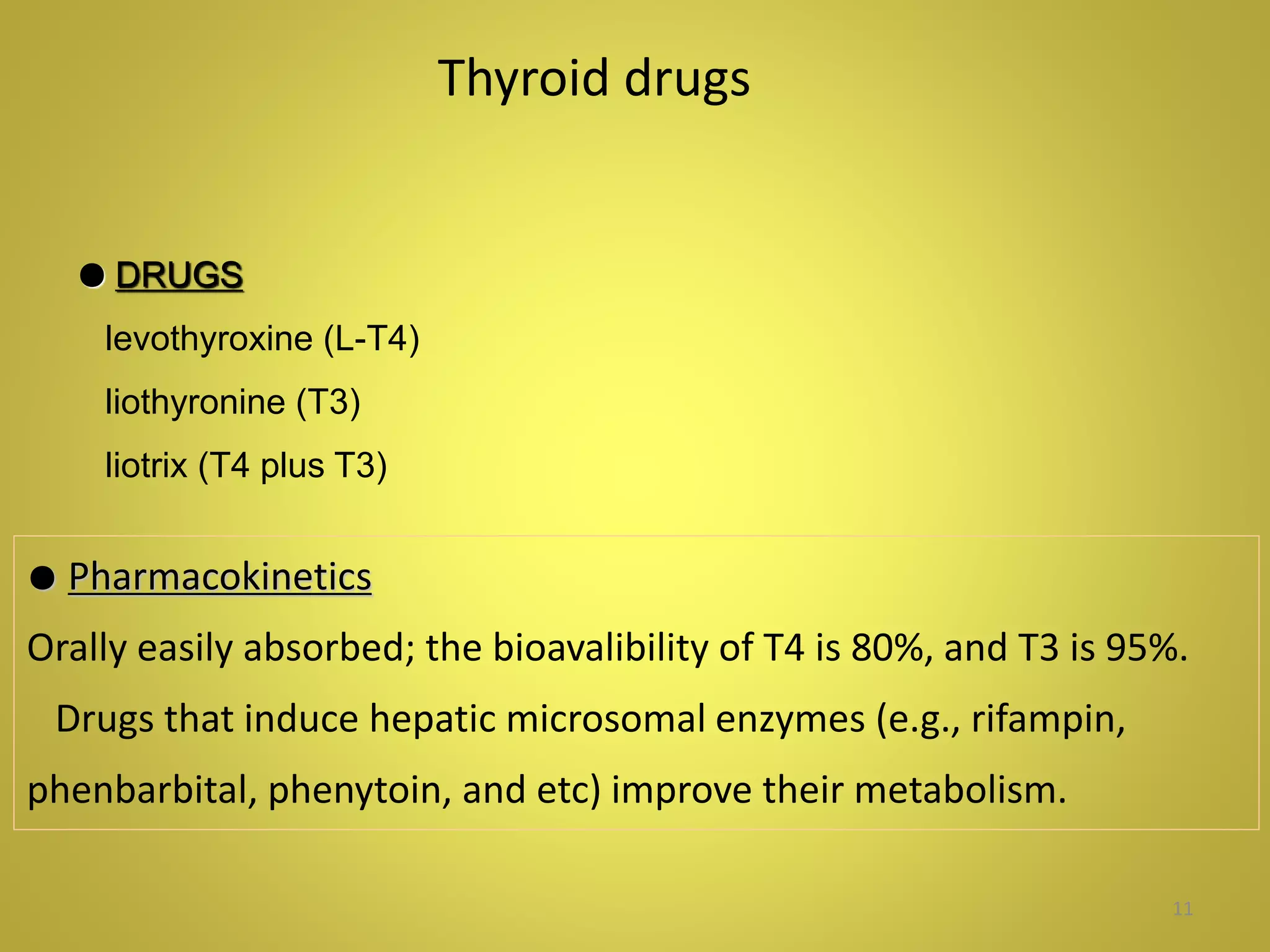 Thyroid & antithyroid drug | PPTX