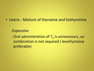 Thyroid & antithyroid drug | PPTX | Thyroid Disorders | Endocrine and ...