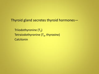 Thyroid & antithyroid drug | PPTX