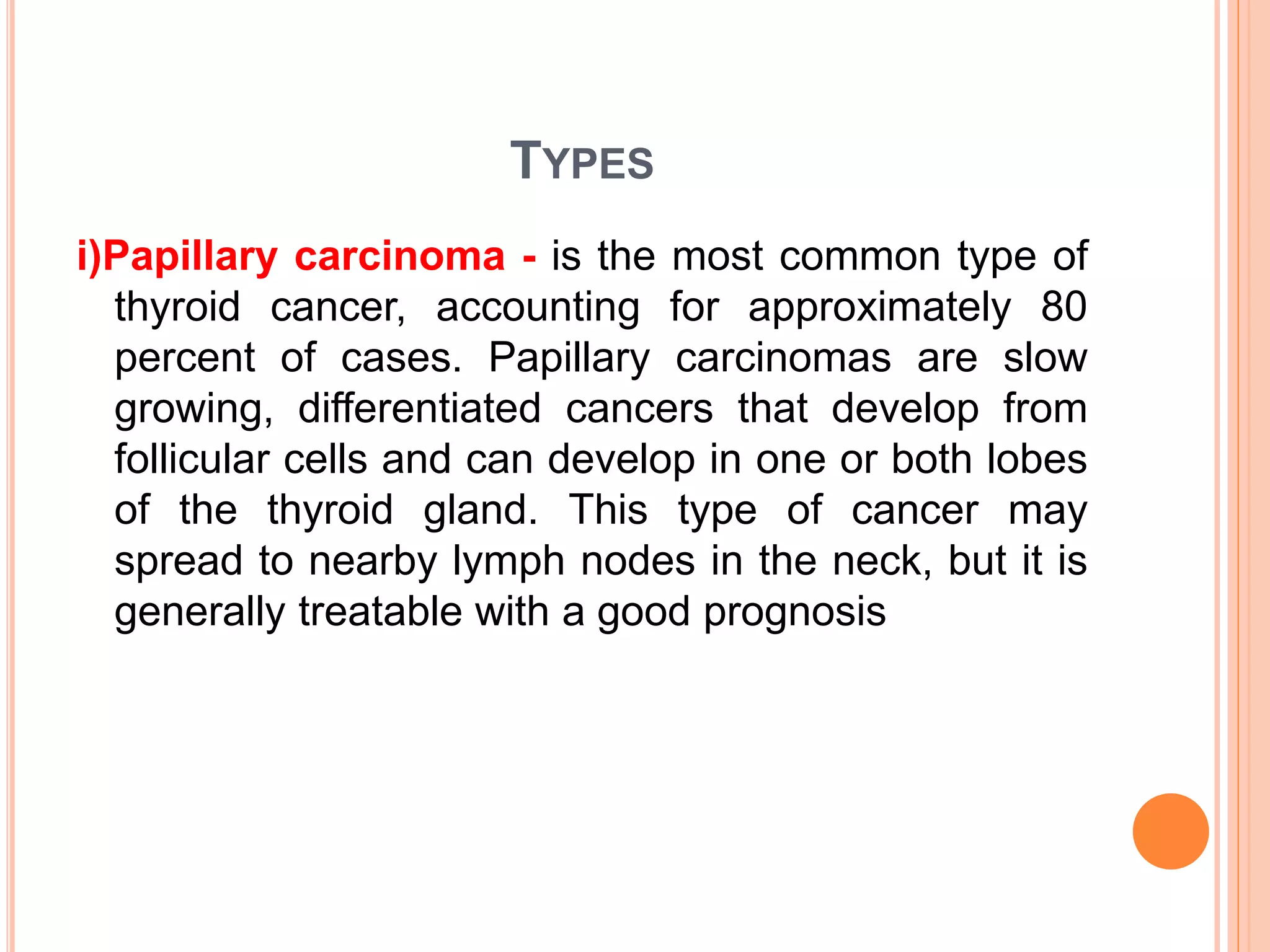 Thyroid cancer | PPTX