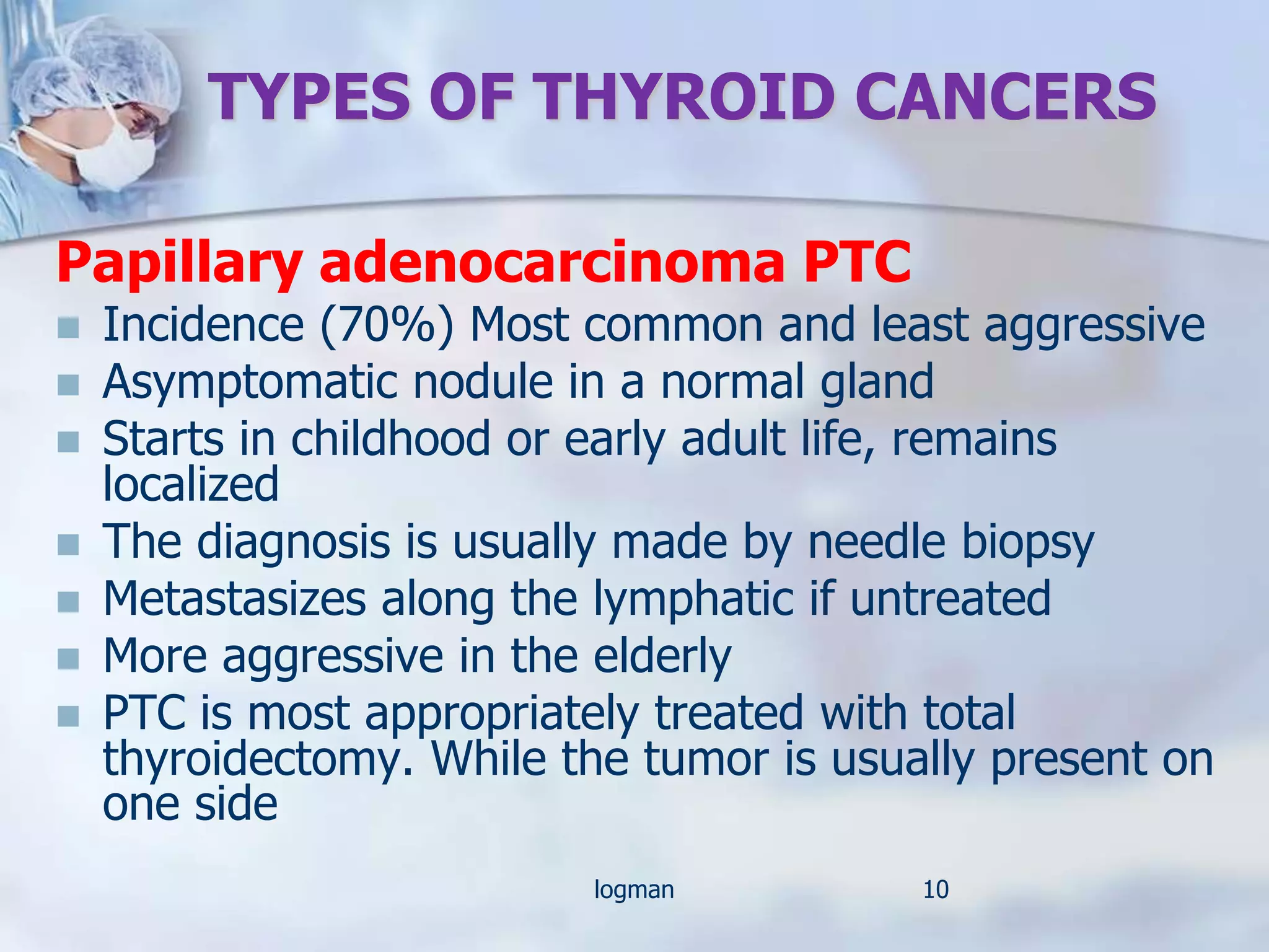 Thyroid cancer | PPTX