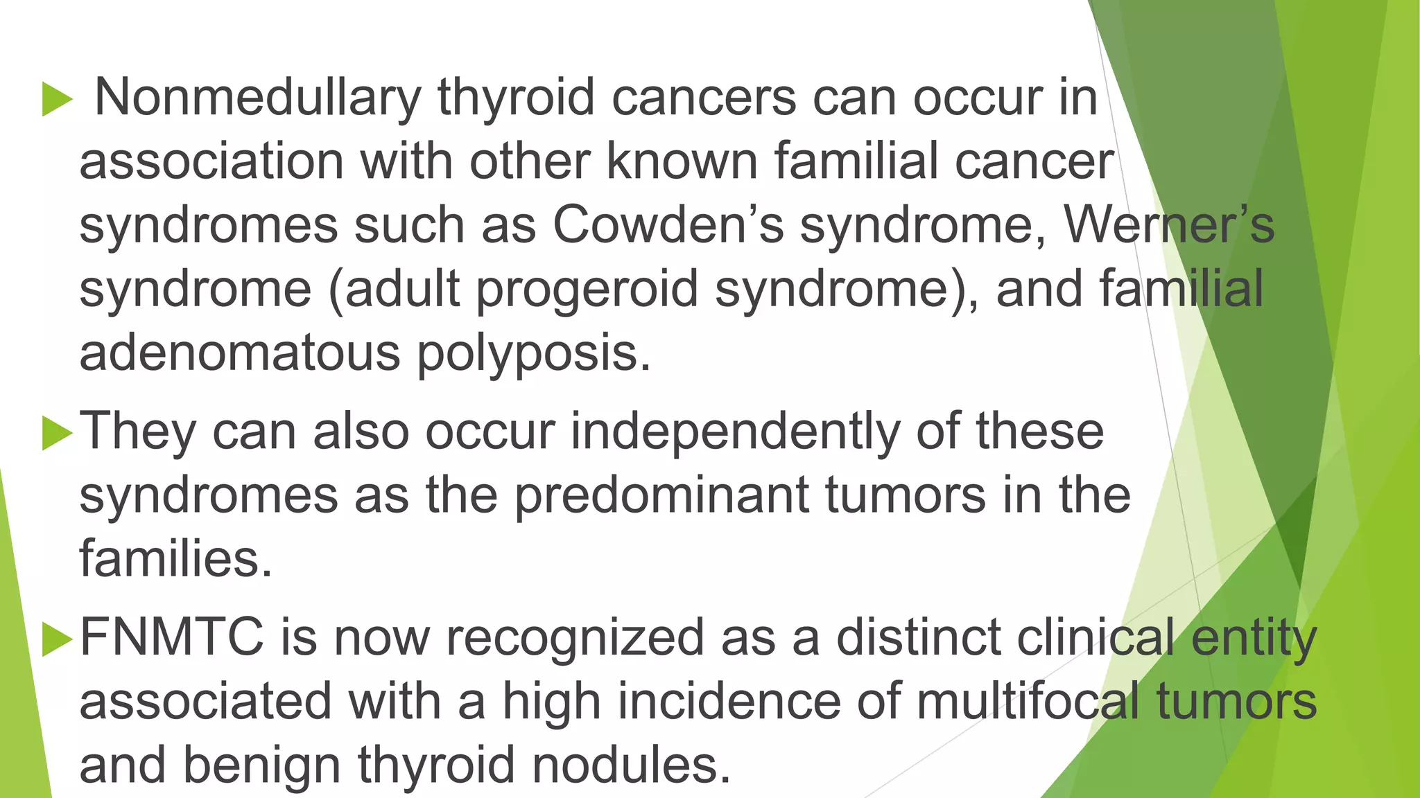 Thyroid cancer etiology 2 | PPT