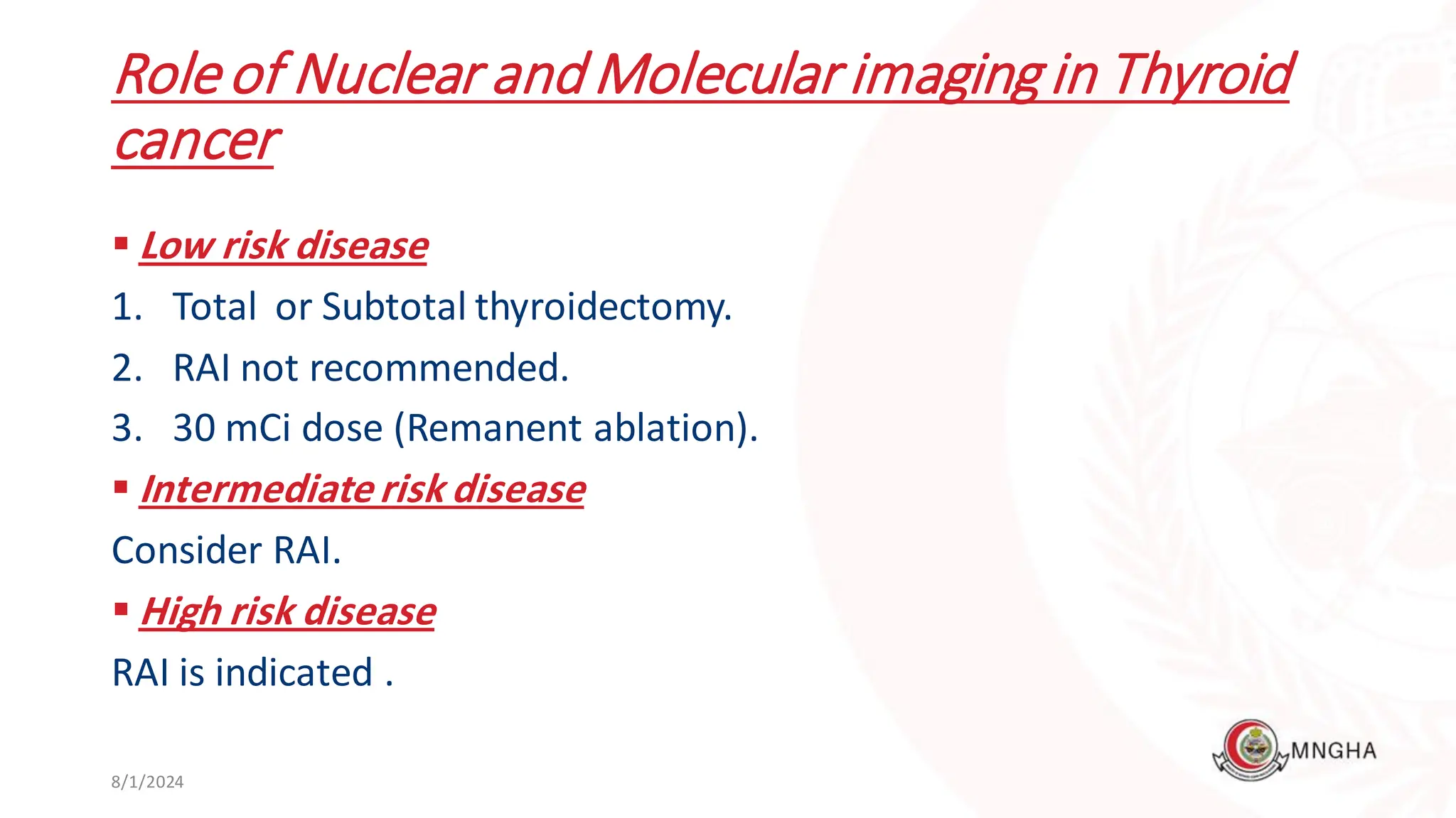 Thyroid cancer Lecture and radioactive iodine Therapy | PDF