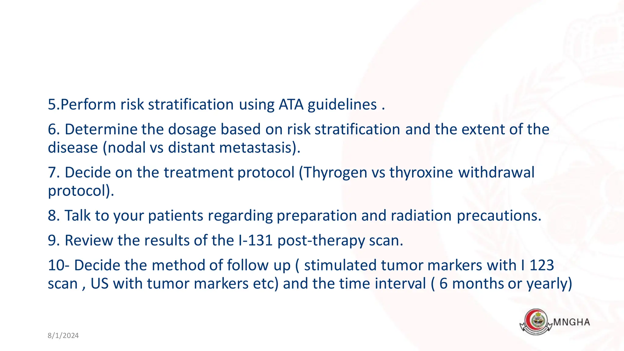 Thyroid cancer Lecture and radioactive iodine Therapy | PDF