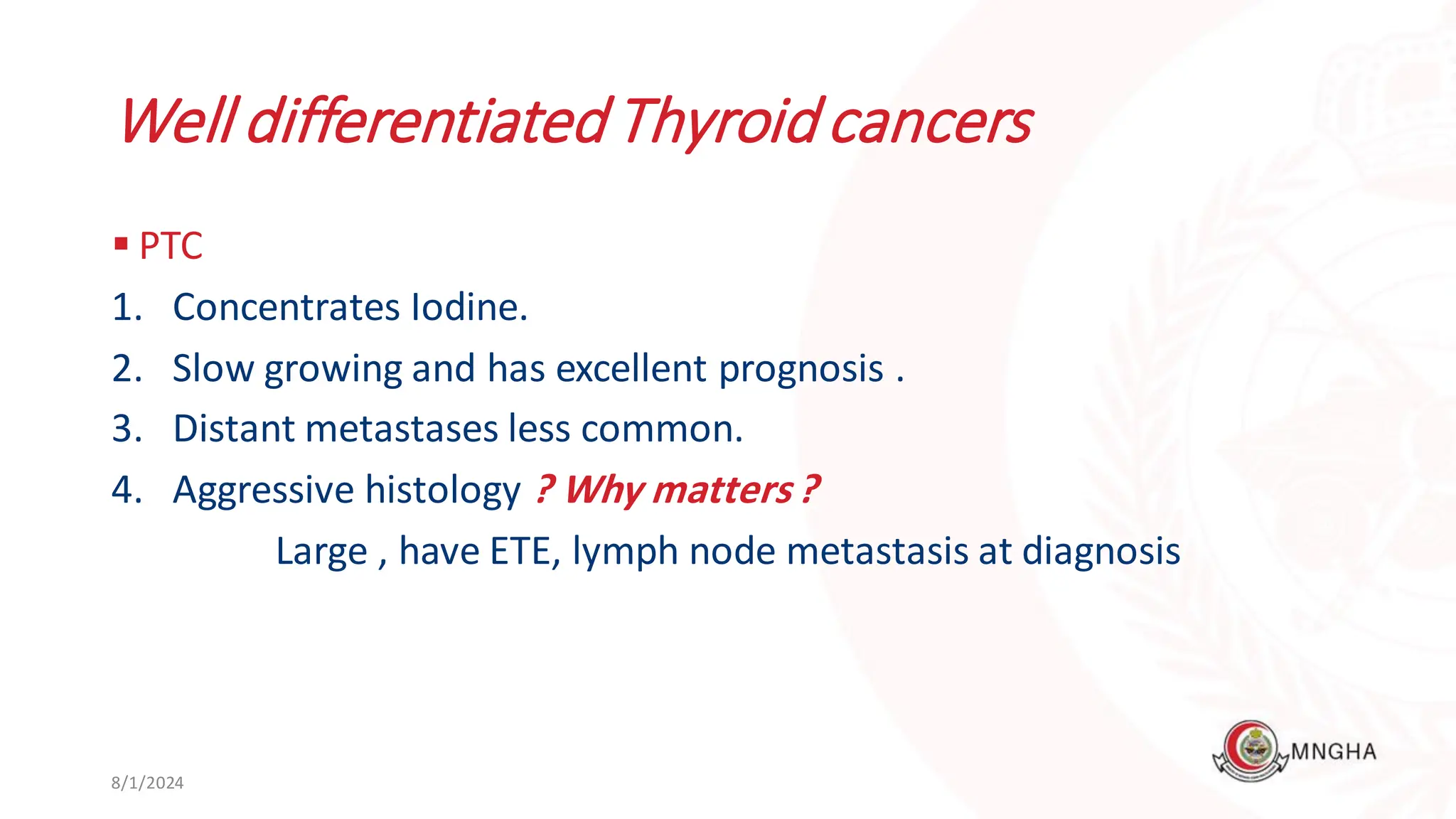 Thyroid cancer Lecture and radioactive iodine Therapy | PDF