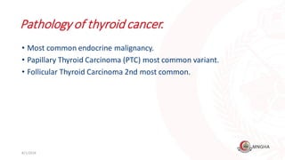 Thyroid cancer Lecture and radioactive iodine Therapy | PDF