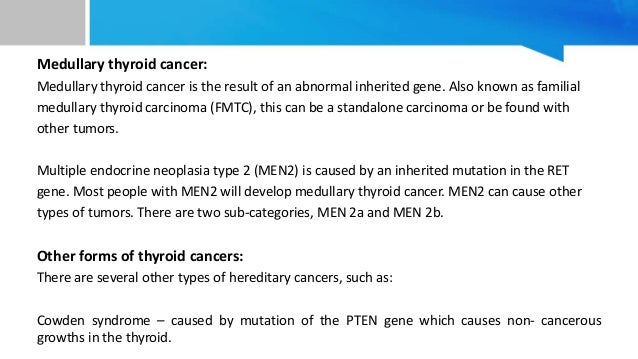 Thyroid cancer risk factors | PPTX