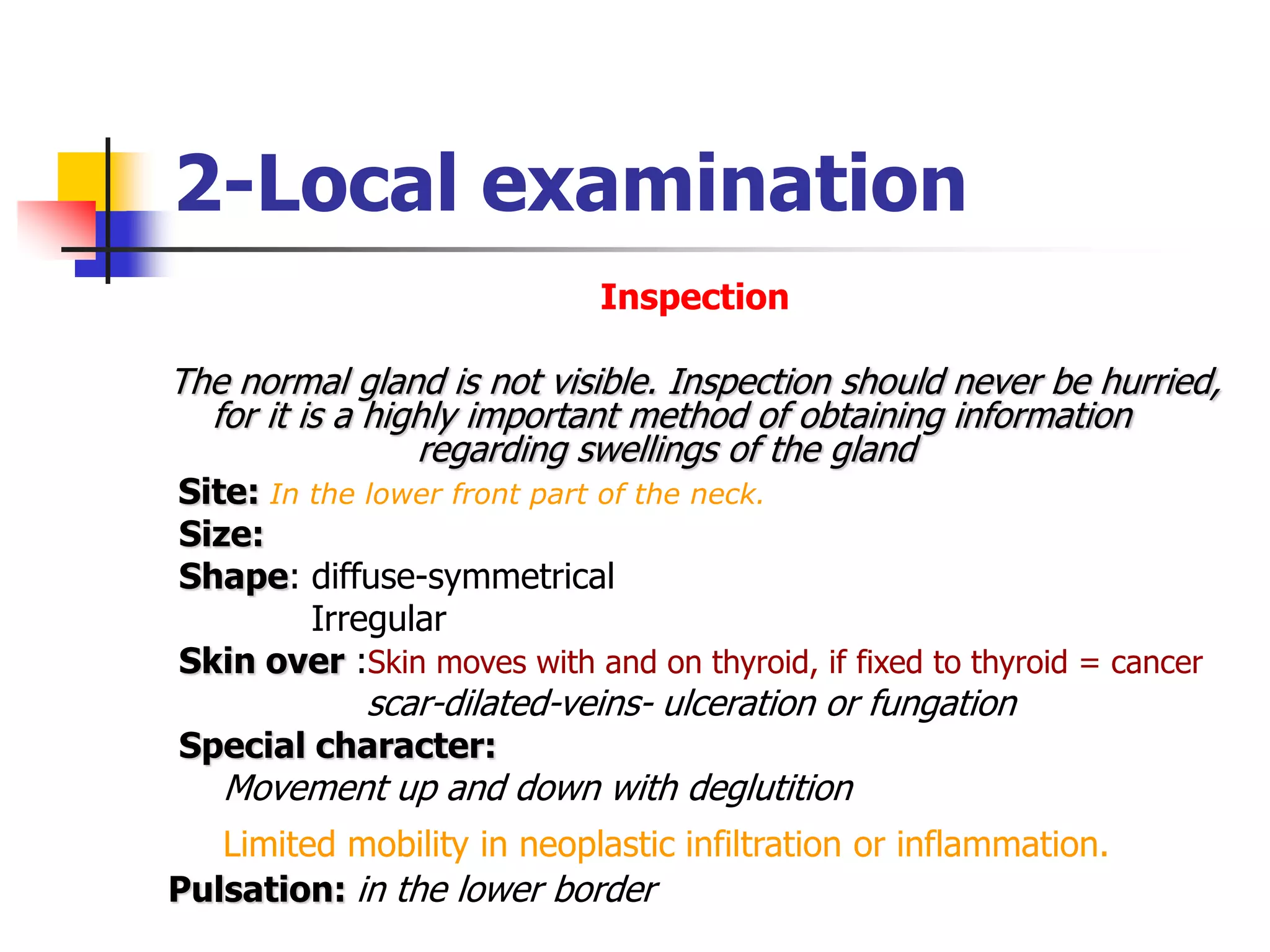 Thyroid case sheet | PPT