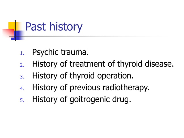 Thyroid case sheet | PPT