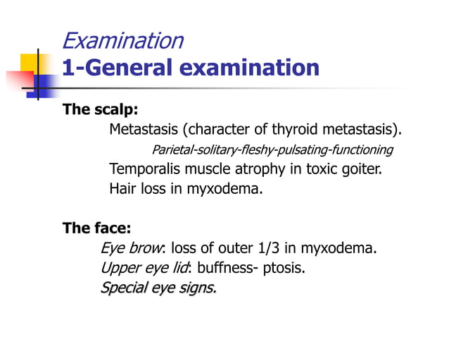 Thyroid case sheet | PPT