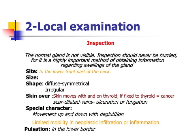 Thyroid case sheet | PPT