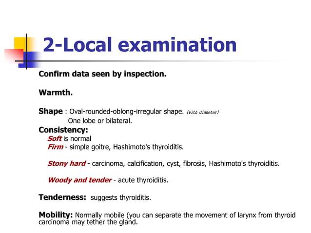 Thyroid case sheet | PPT