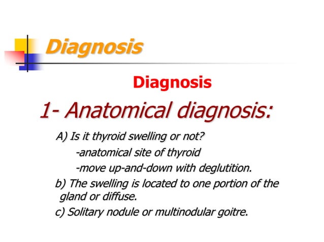 Thyroid case sheet | PPT