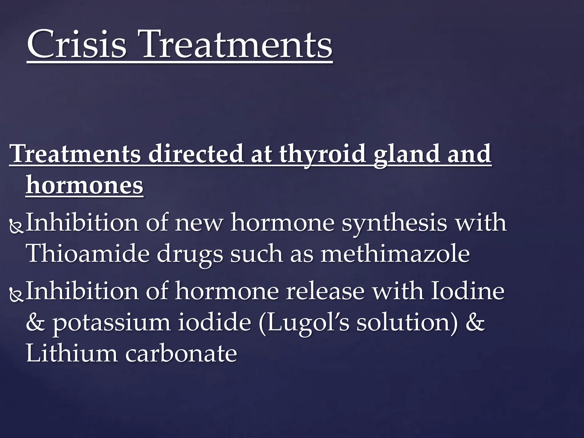 Thyroid Crisis definition, etiology .ppt