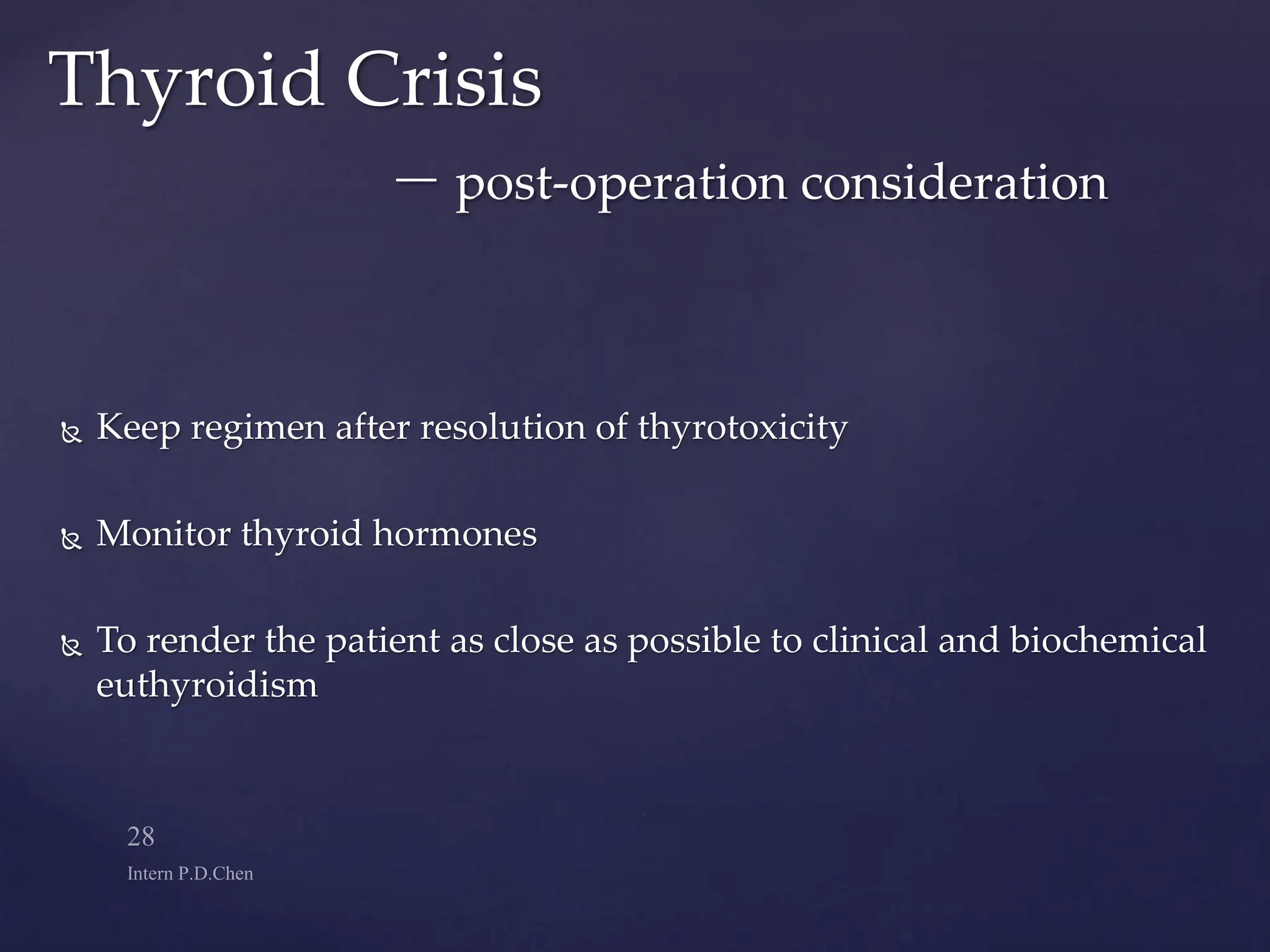 Thyroid Crisis definition, etiology .ppt