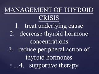 Thyroid Crisis definition, etiology .ppt