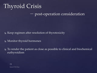 Thyroid Crisis definition, etiology .ppt