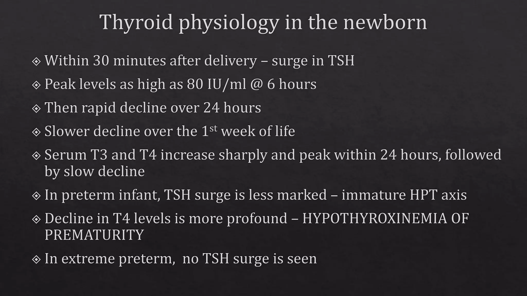 Thyroid development, physiology and hypothyroidism | PPTX
