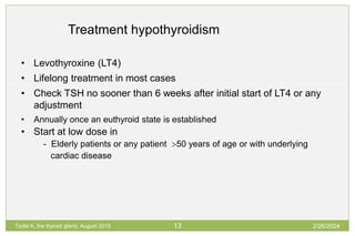 Thyroid Disease presentation by Rebira pptx | PPT