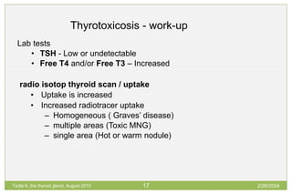 Thyroid Disease presentation by Rebira pptx | PPT