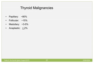 Thyroid Disease presentation by Rebira pptx | PPT
