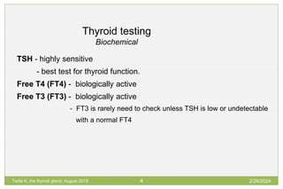 Thyroid Disease presentation by Rebira pptx | PPT