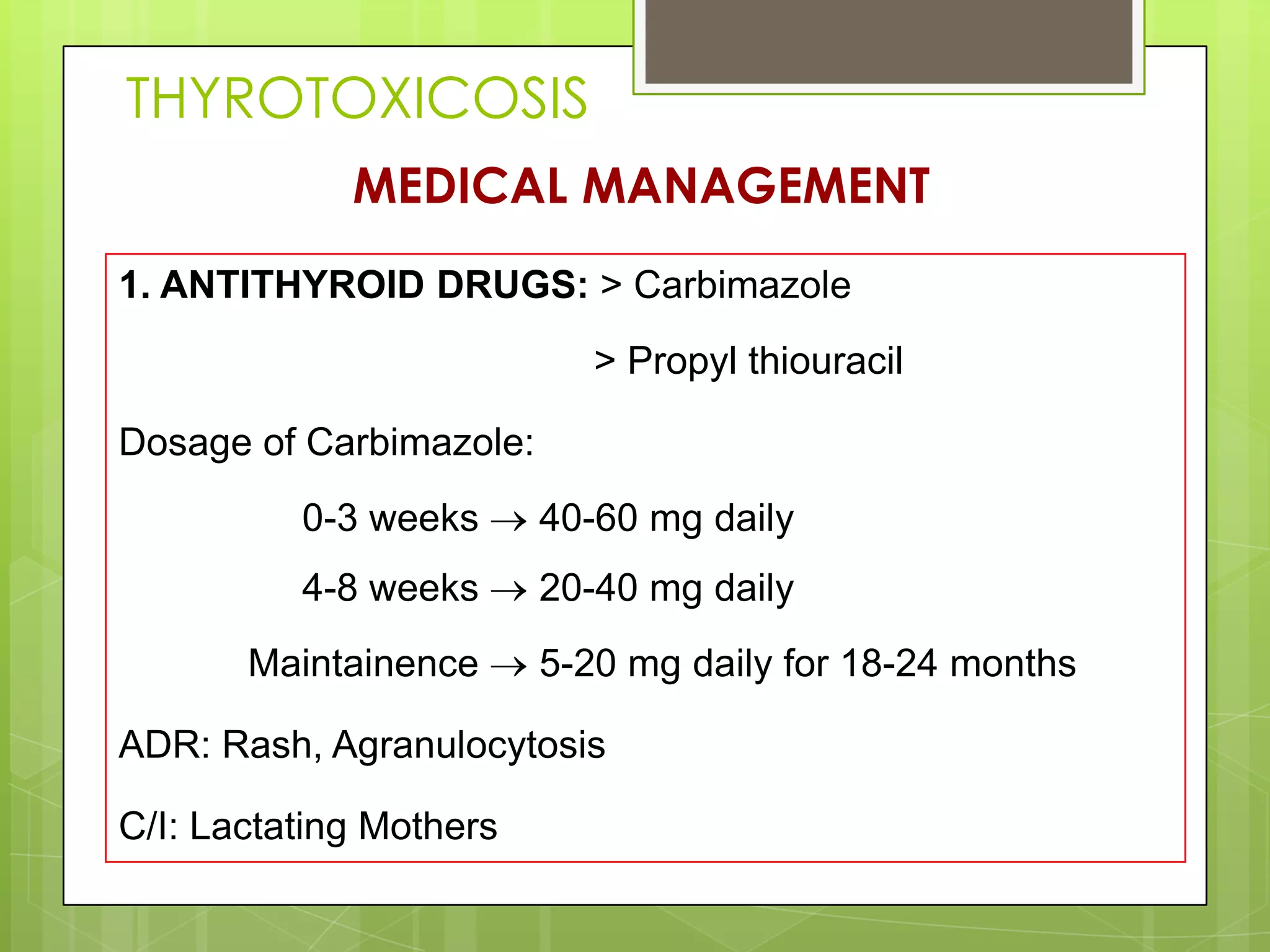 Thyroid disease - A medusa of sorts | PPTX