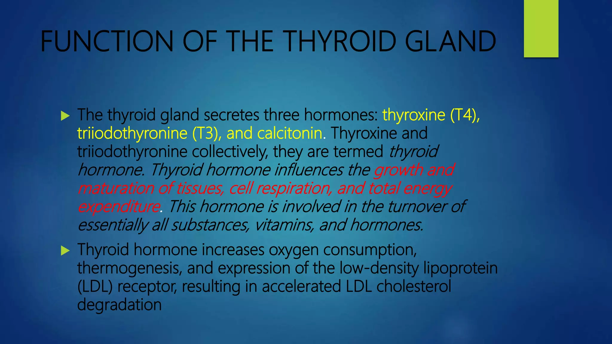 Thyroid disease in dental | PPTX