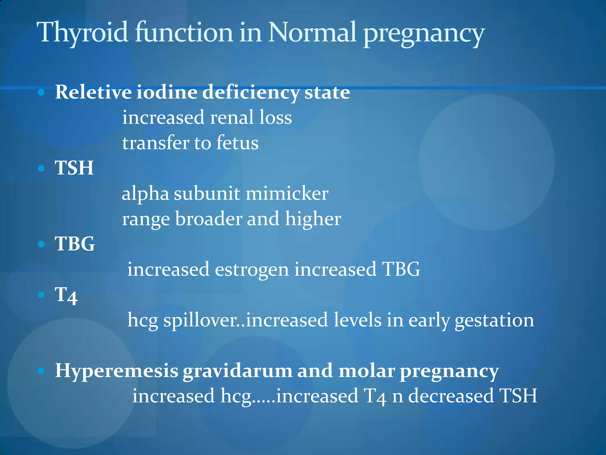 Thyroid disease in pregnancy | PPTX | Pregnancy | Reproductive Health