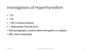 Thyroid diseases | PPTX