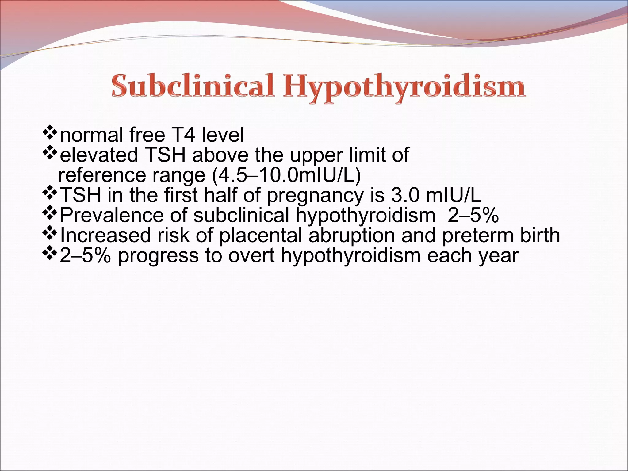 Thyroid diseases in pregnancy | PPT