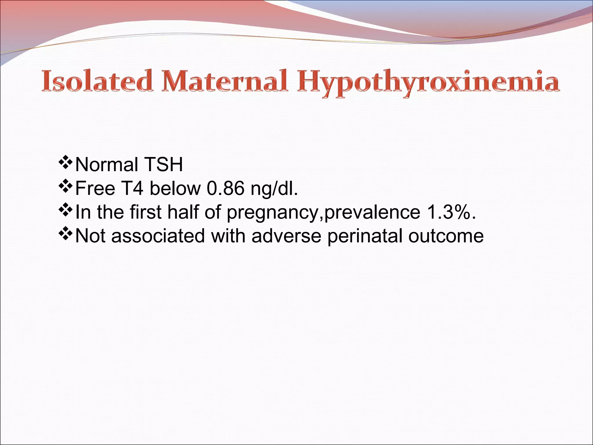 Thyroid diseases in pregnancy | PPT
