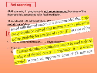 Thyroid diseases with pregnancy RCOG vs ACOG | PPT