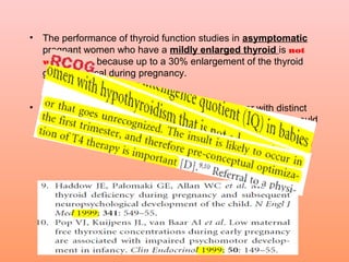 Thyroid diseases with pregnancy RCOG vs ACOG | PPT