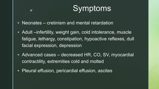 Anesthesia and Thyroid disorder | PPTX