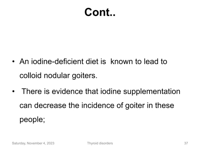 Thyroid Disorder 1 Pptx