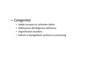 Thyroid disorders | PPTX