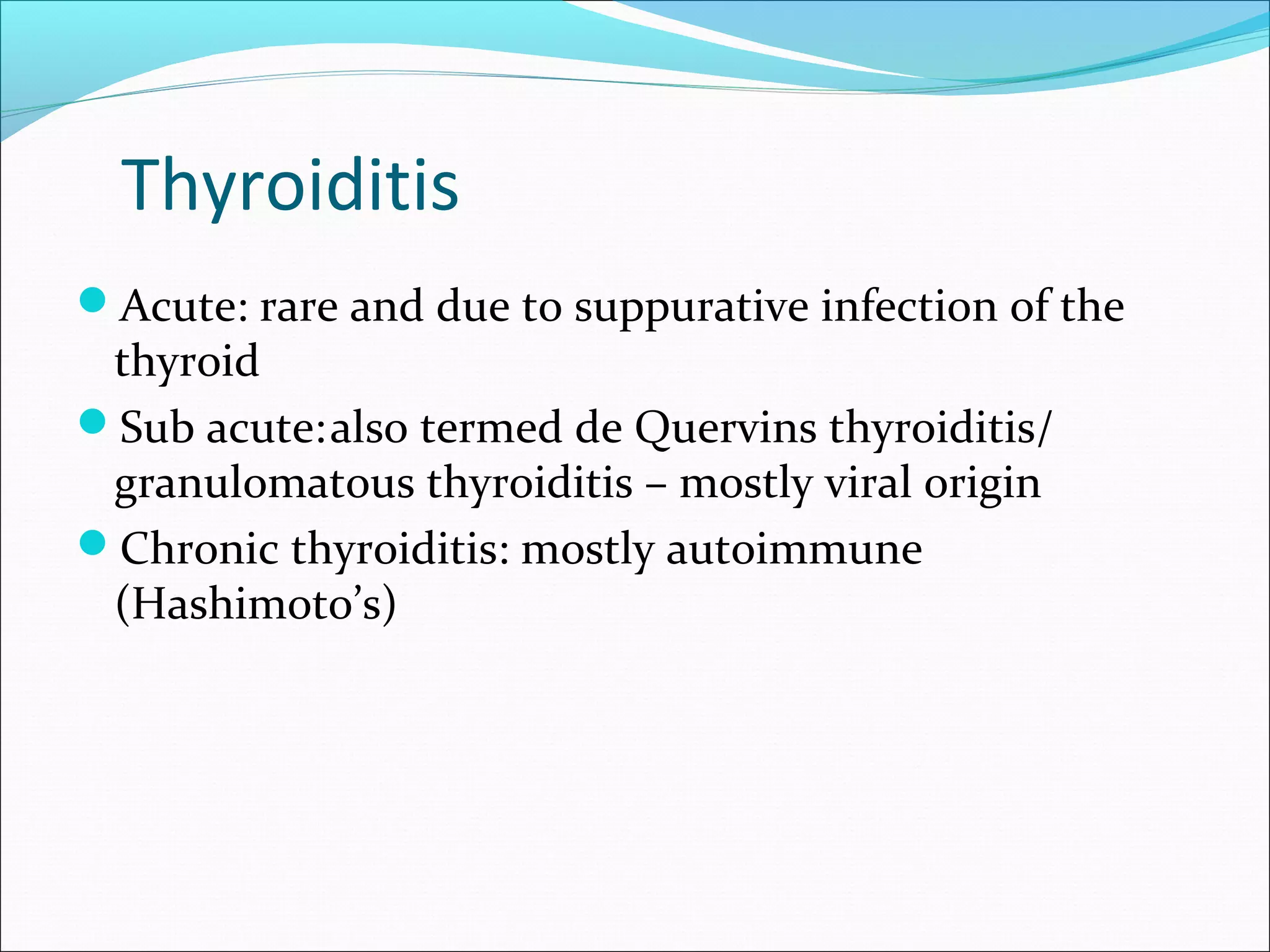 Thyroid disorders | PPT
