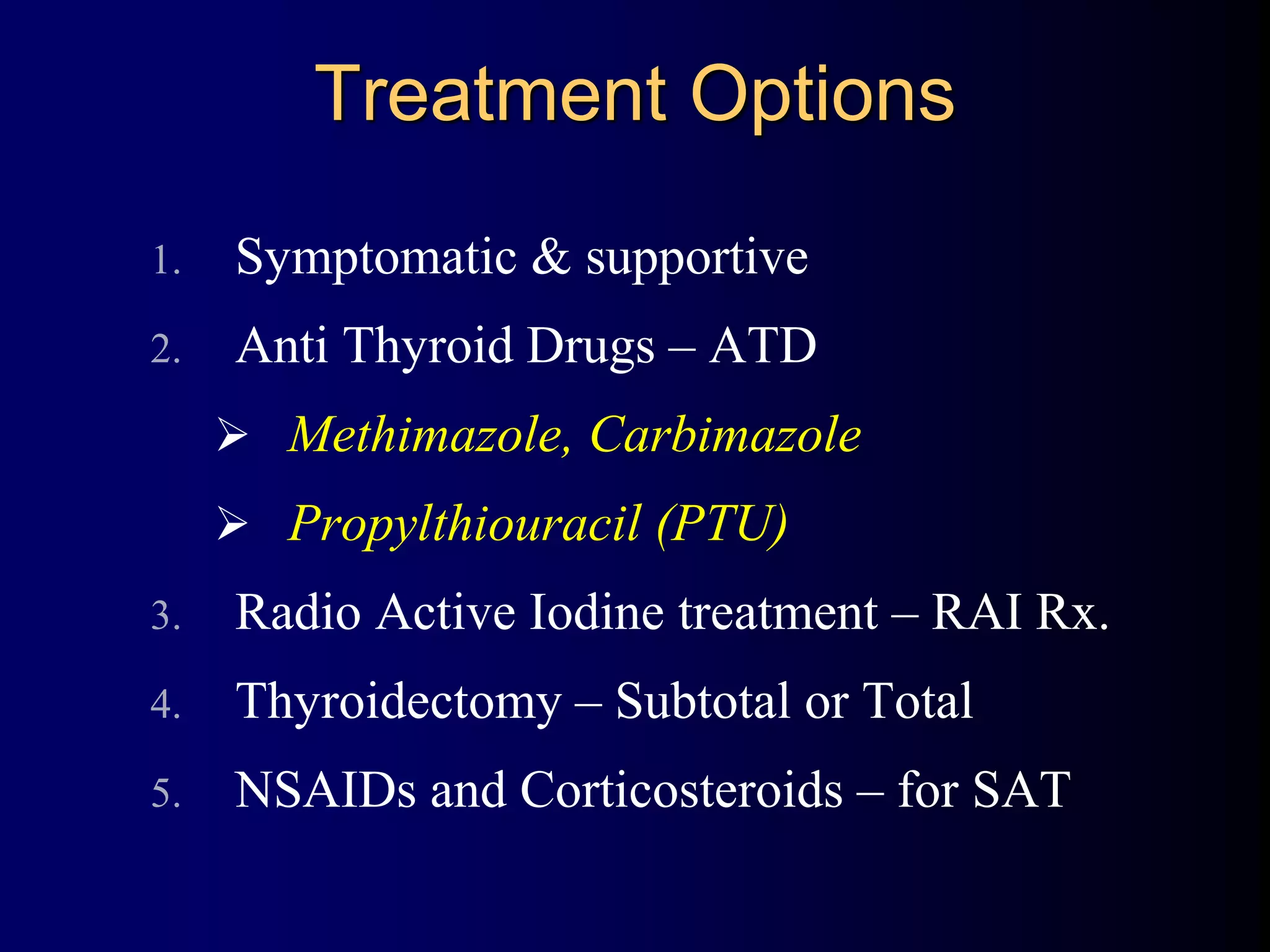 Thyroid disorders (hyperthyroidism & hypothyroidism) | PDF